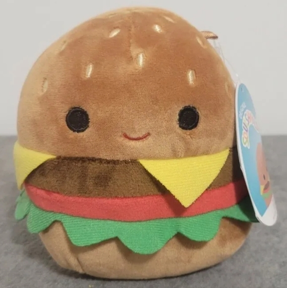 Squishmallows | Toys | 5 Carl The Cheeseburger Nwt Htf Food Squad ...